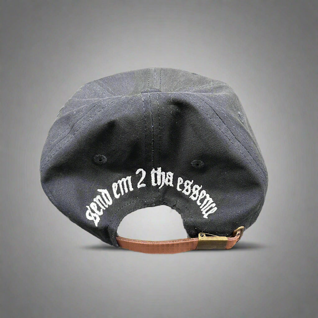 LUM - SEND EM 2 THA DAD HAT (LEATHER STRAP) – Fashionable Death